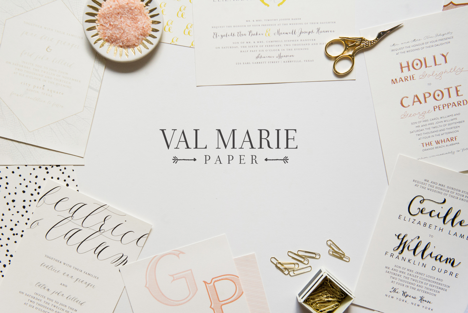 100-VAL_MARIE_PAPER_WEDDIN-copy-690x461 - Catherine Guidry Photography