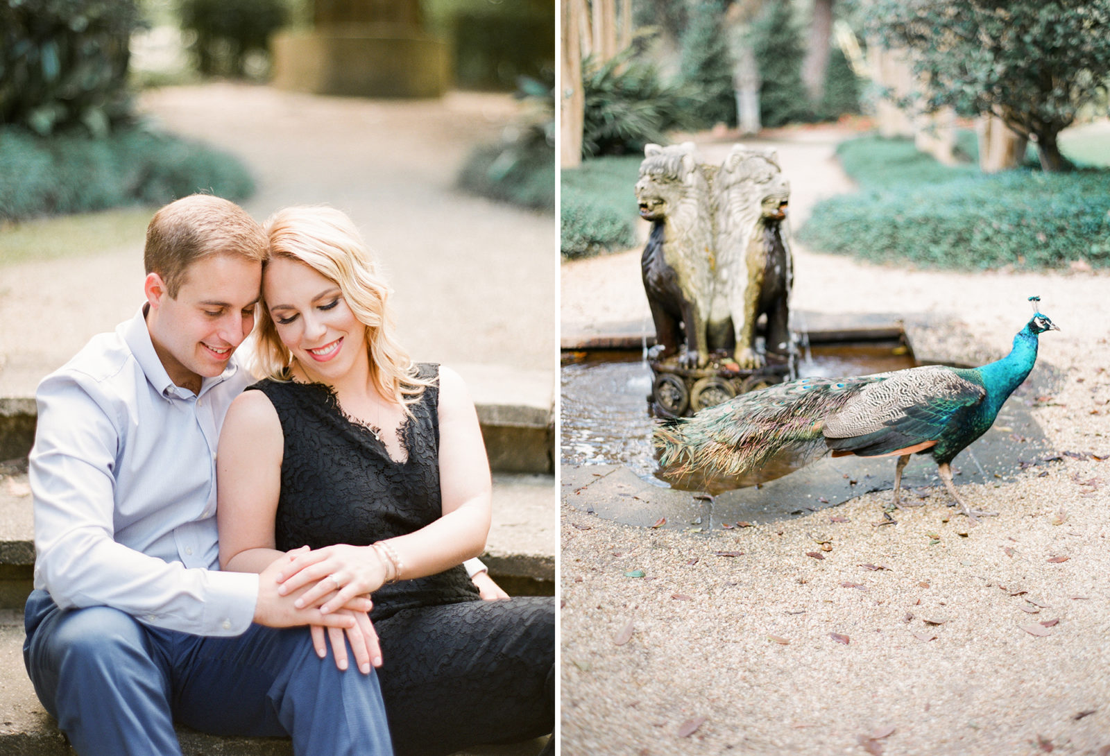 Rip Van Winkle Gardens Engagements: Jade + Jonathan