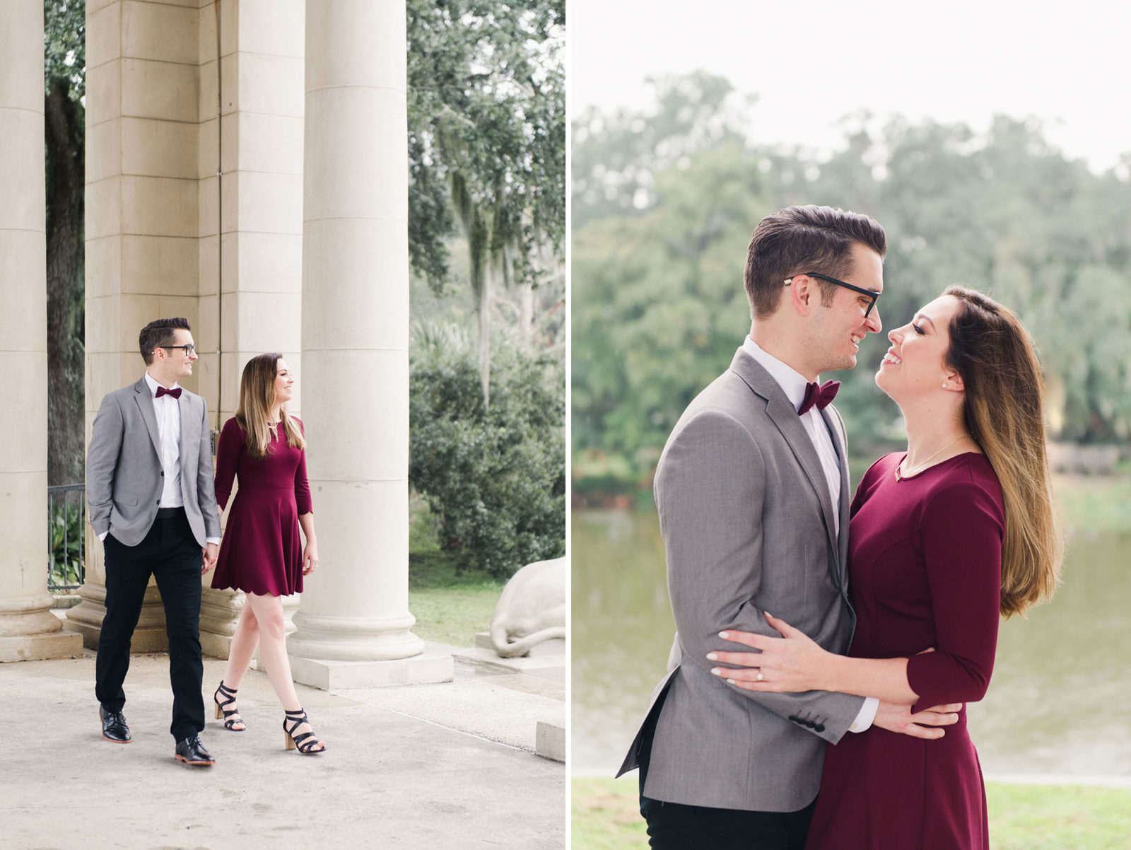 City Park Engagements: Gabby + Aaron - Catherine Guidry Photography